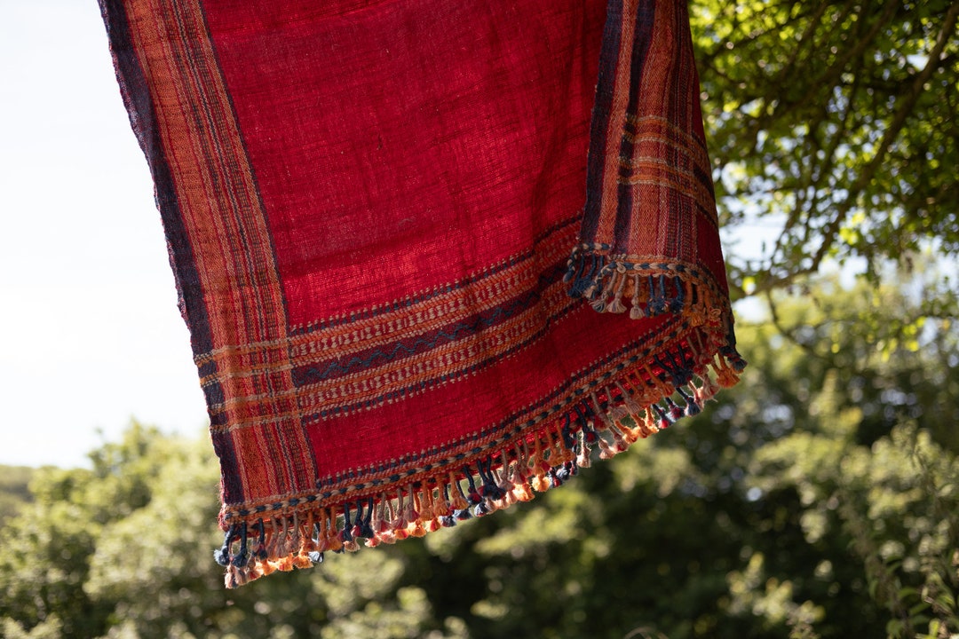 Handloom Desi Wool (indian Wool) Tribal Kutch Shawls, Throws or Table ...
