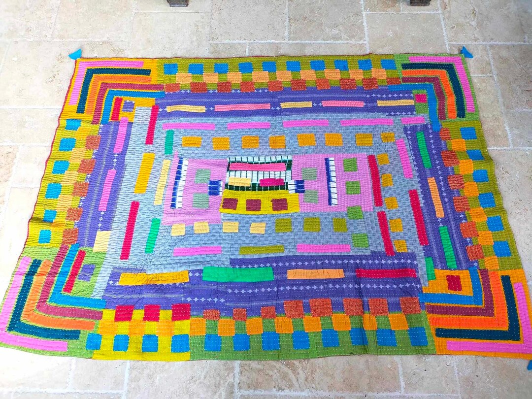 Siddi Kavand - Tribal Patchwork Kawandi Quilt, Quilted India in India ...