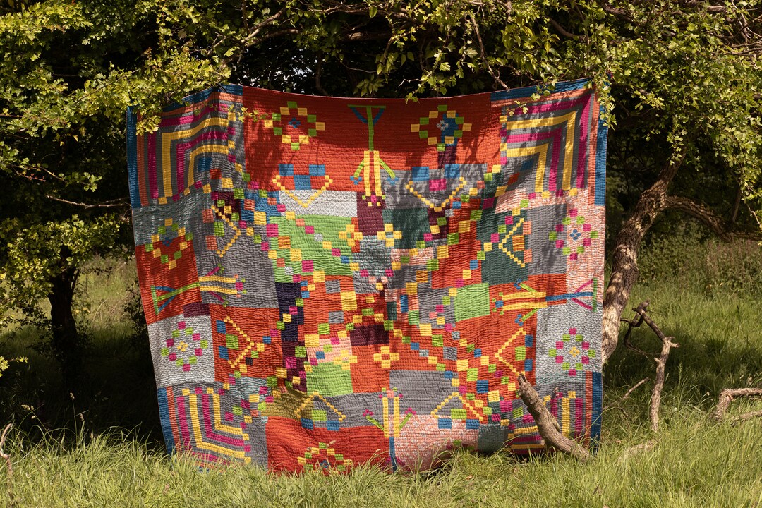 Siddi Kawandi - Quilted Patchwork Large Quilt or Textile Art, Made With ...