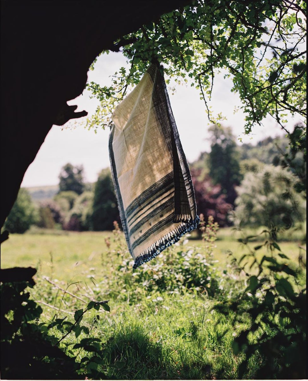Handwoven Desi Wool (indian Wool) Indigo Shawls/throws From Kutch ...
