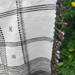 Large Handwoven Desi Wool (indian Wool) Shawl, Throw or Blanket in ...