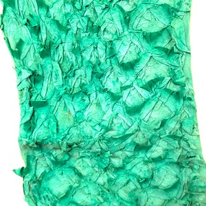 Handmade Green Carp Fish Skin Leather - Etsy