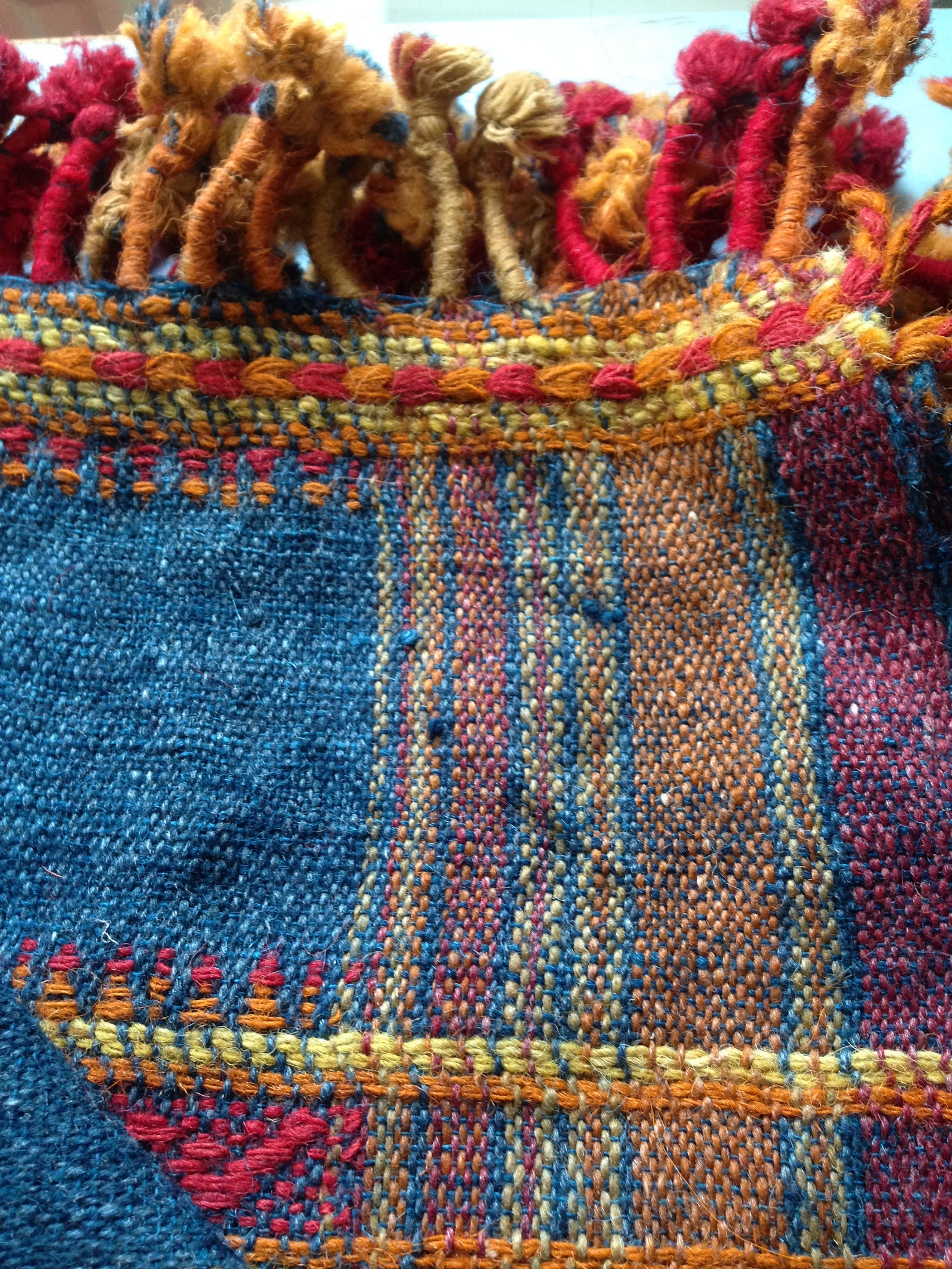 Handwoven Desi Wool indian Wool Indigo Shawls/throws From - Etsy