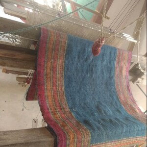 Handwoven Desi Wool (indian Wool) Green Shawls/throws From Kutch ...
