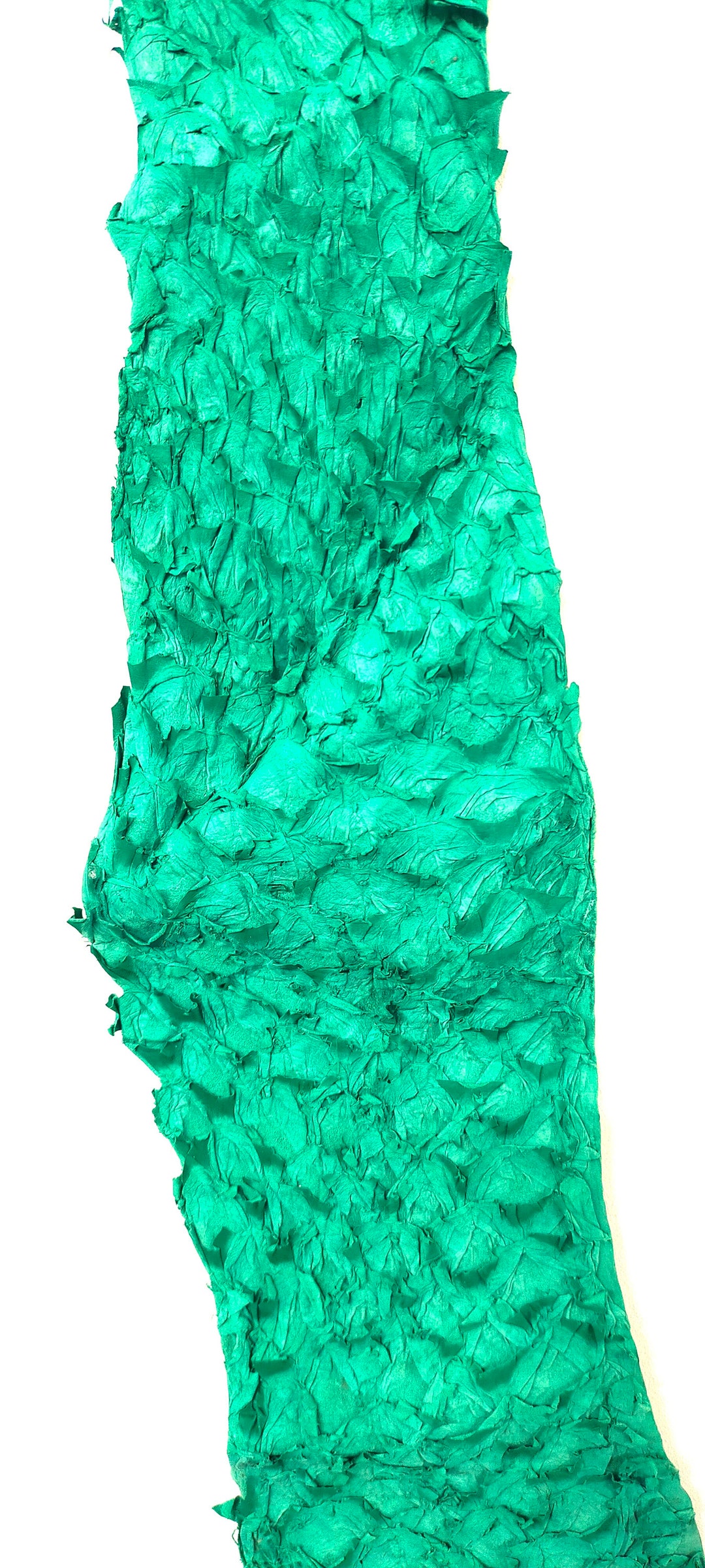 Handmade Green Carp Fish Skin Leather - Etsy