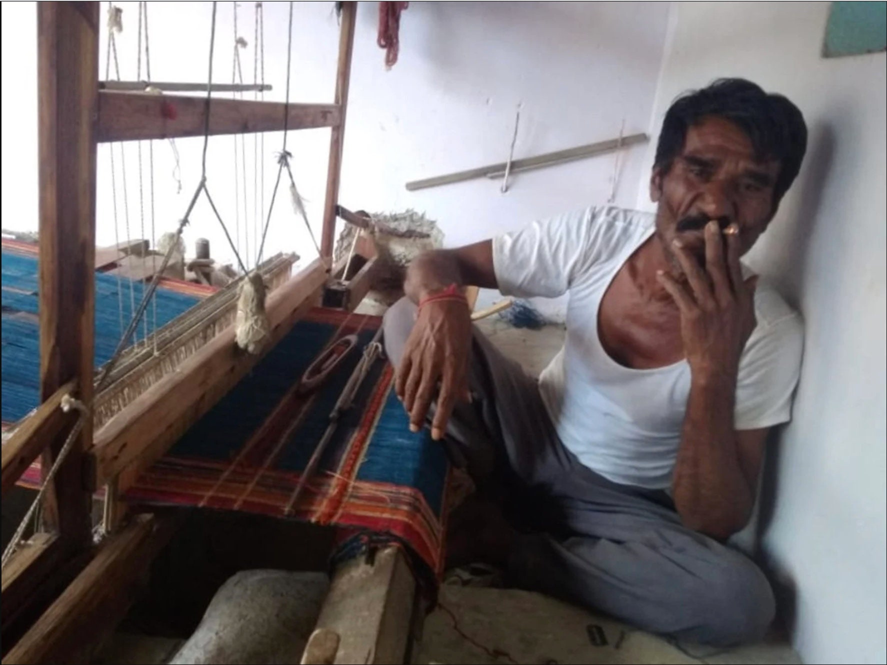 Handwoven Desi Wool (indian Wool) Indigo Shawls/throws From Kutch ...