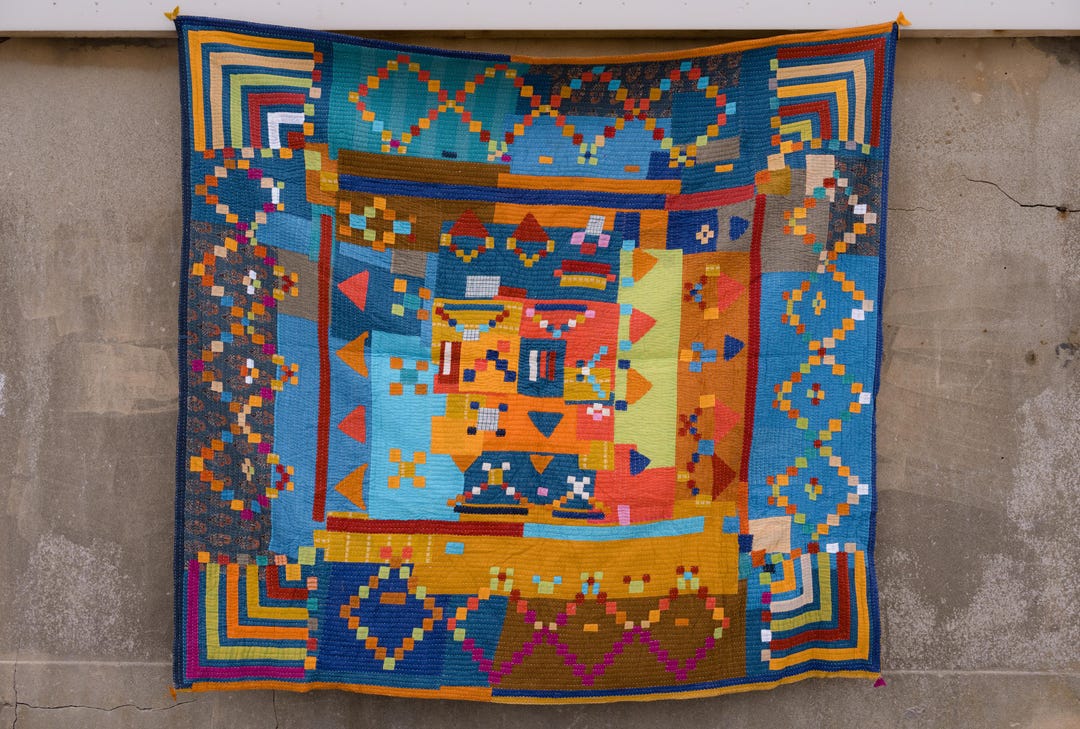 Authentic Siddi Kawandi Quilt: Hand-stitched African Patchwork - Etsy