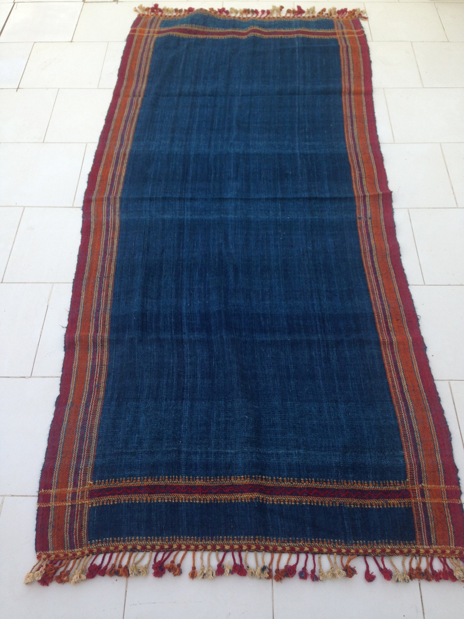 Handwoven Desi Wool indian Wool Indigo Shawls/throws From - Etsy