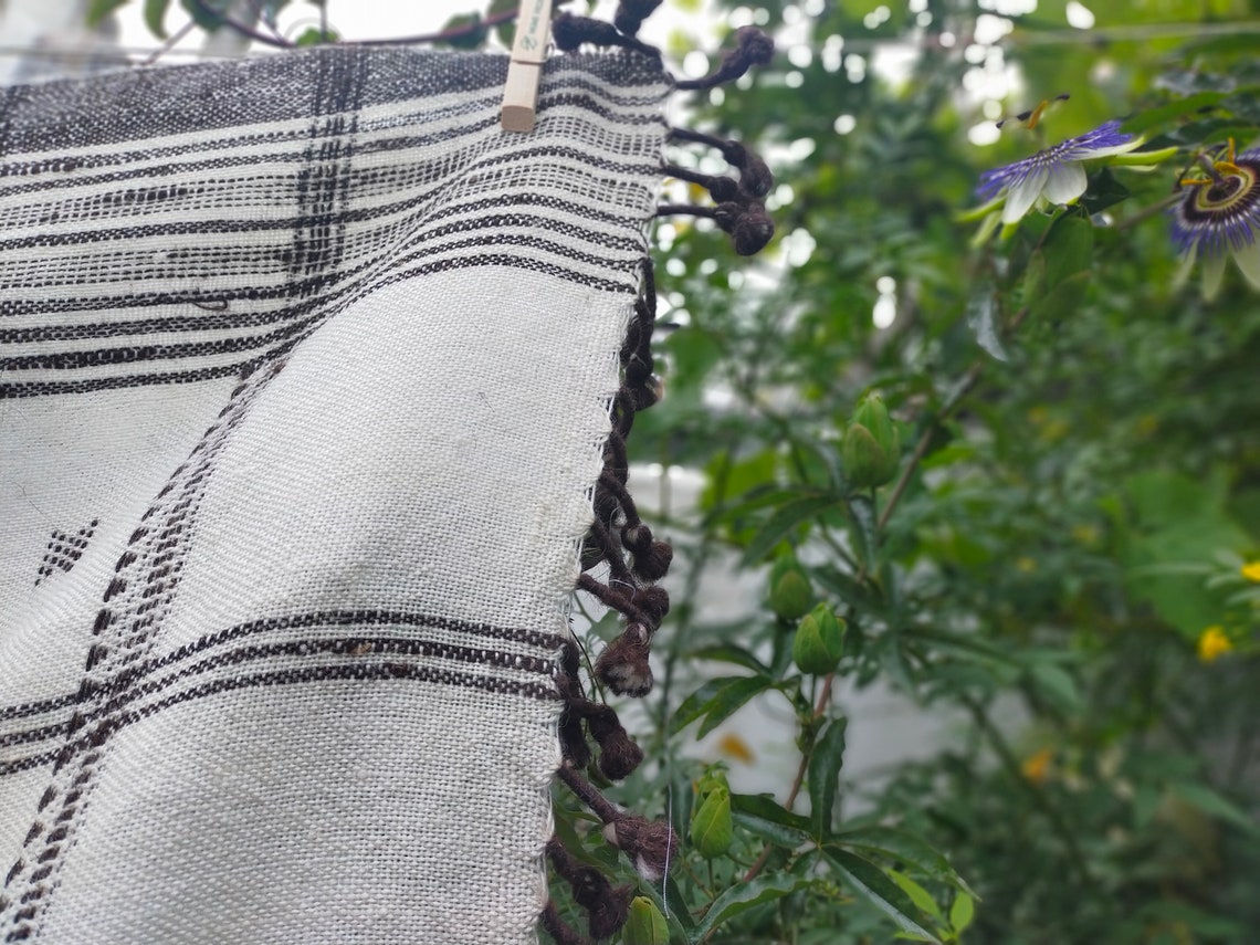 Large Handwoven Desi Wool (indian Wool) Shawl, Throw or Blanket in ...