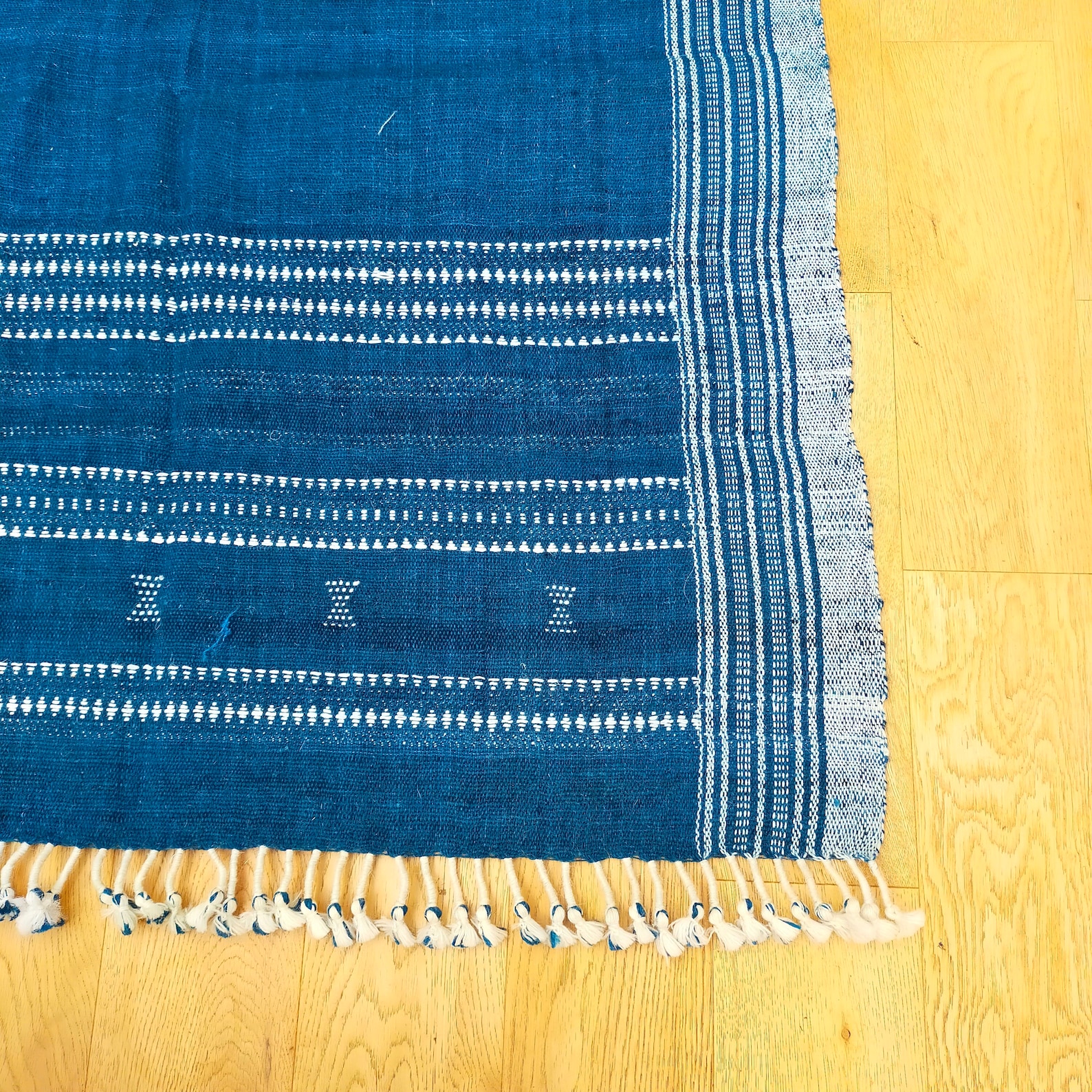Handwoven Desi Wool indian Wool Indigo Shawls/throws From - Etsy