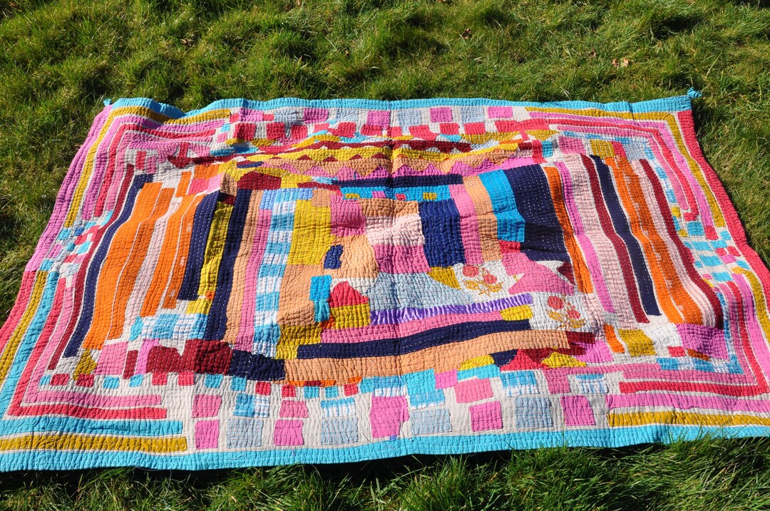 Vintage Siddi Kawandi Quilt: African Tribal Patchwork Blanket - Etsy