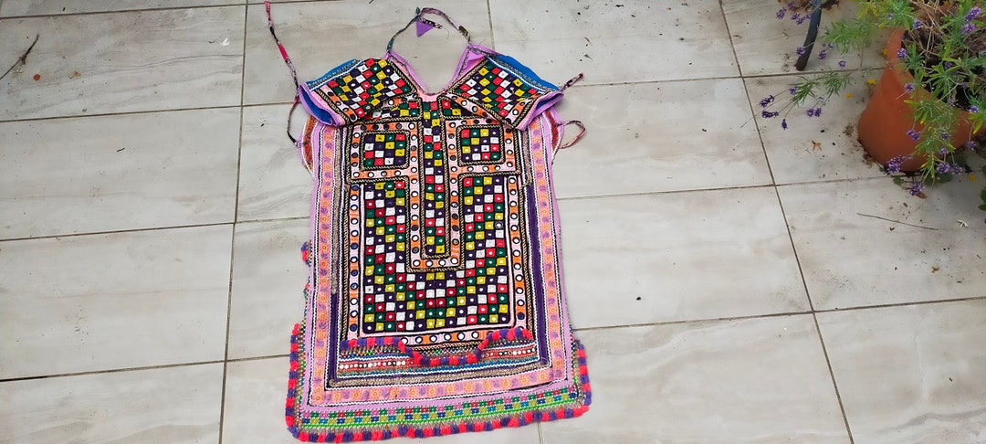 Beaded Mirror Work Banjara Dress/tunic Made by the Meghwal Nomadic ...