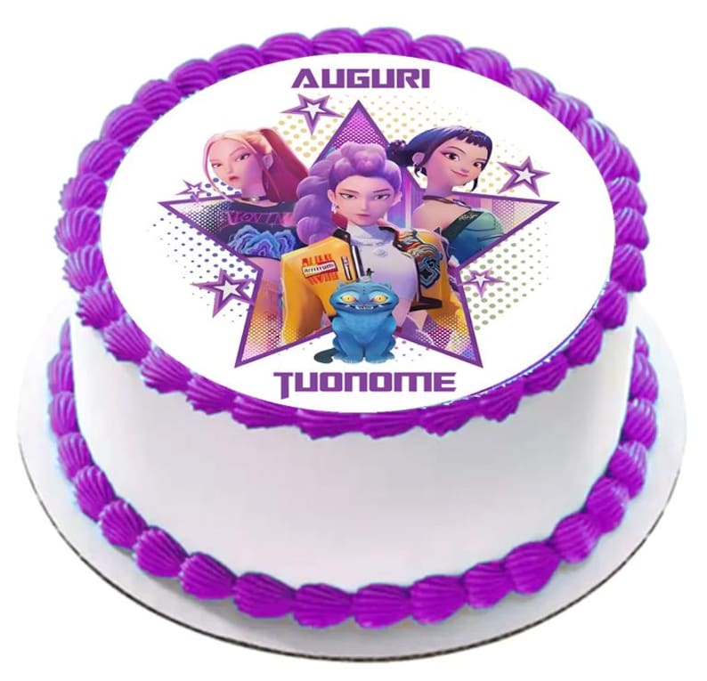 K-POP Demon Hunter Huntrix Cake Topper - Etsy