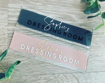 Custom Wooden Wall Sign / Quote Wall Sign/ Dressing Room Sign/ Custom ...