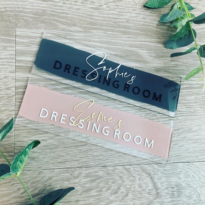 Personalised Dressing Room Sign - Etsy