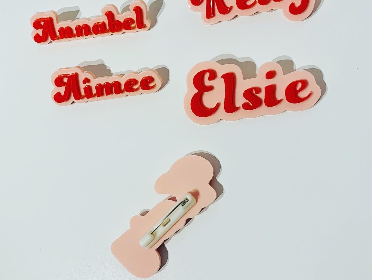 3D Name Badge - Etsy