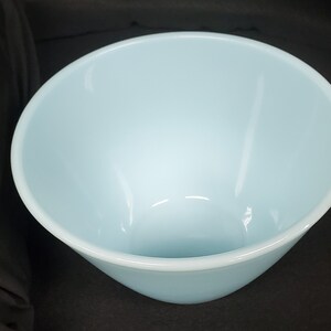 Vintage 2 Piece Set of Fire King Turquoise Blue "splash Proof" Mixing ...