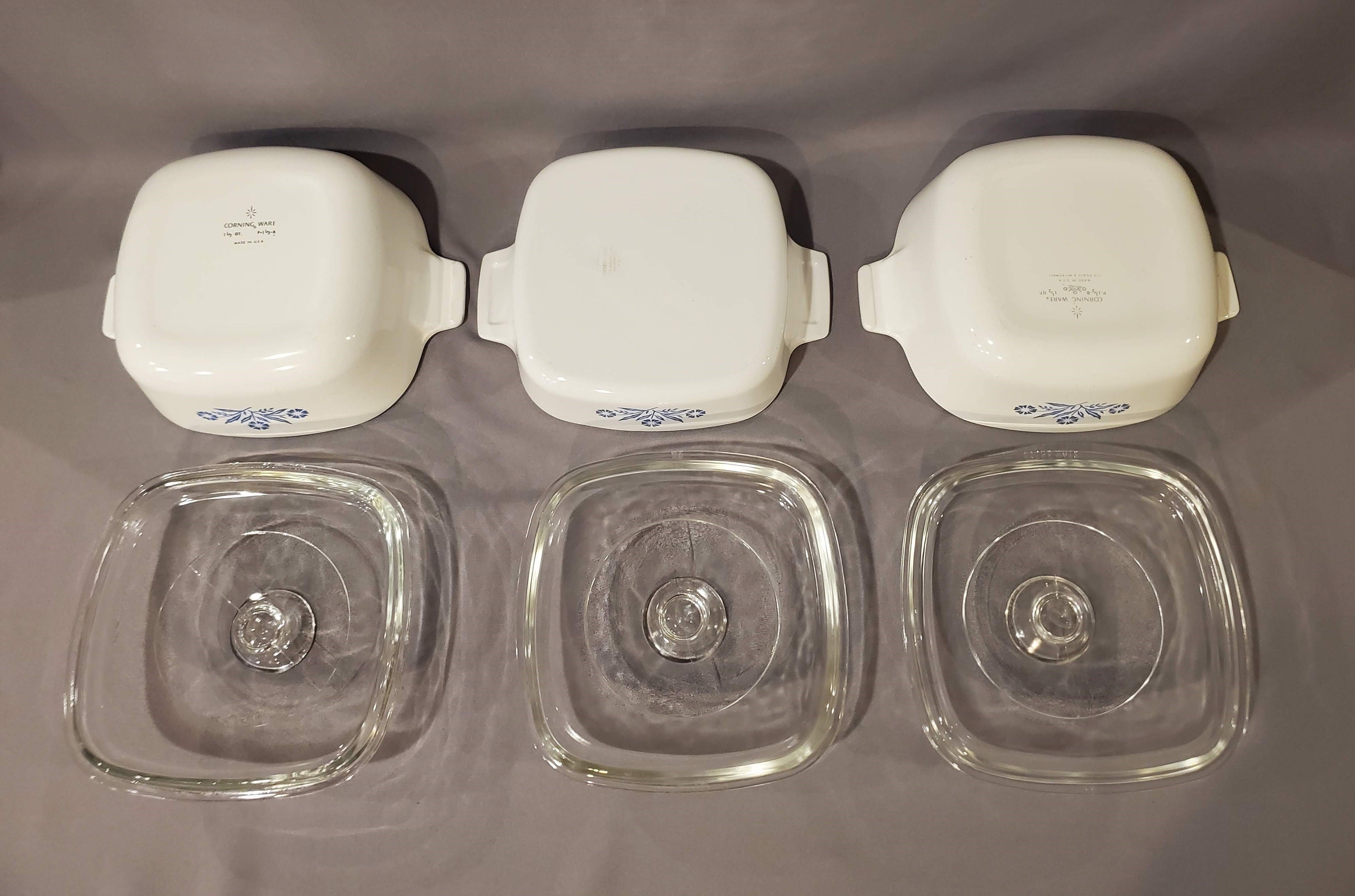 Casserole Dishes Corning Ware Blue Cornflower Casseroles Set - Etsy