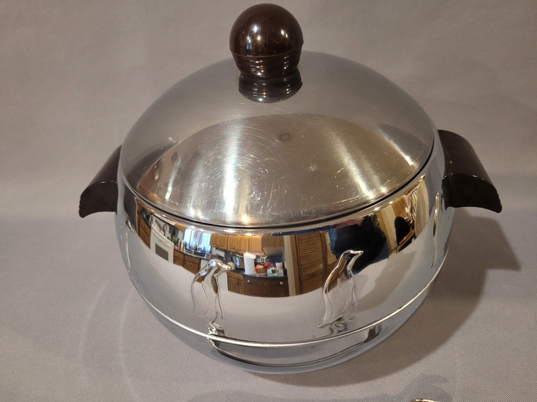 Ice Bucket, Vintage West Bend Ice Bucket, Chrome Ice Bucket, Cold Food ...