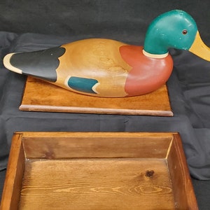 Ducks Unlimited Mallard Duck Decoy Box. Limited Edition Decoy, Mallard ...