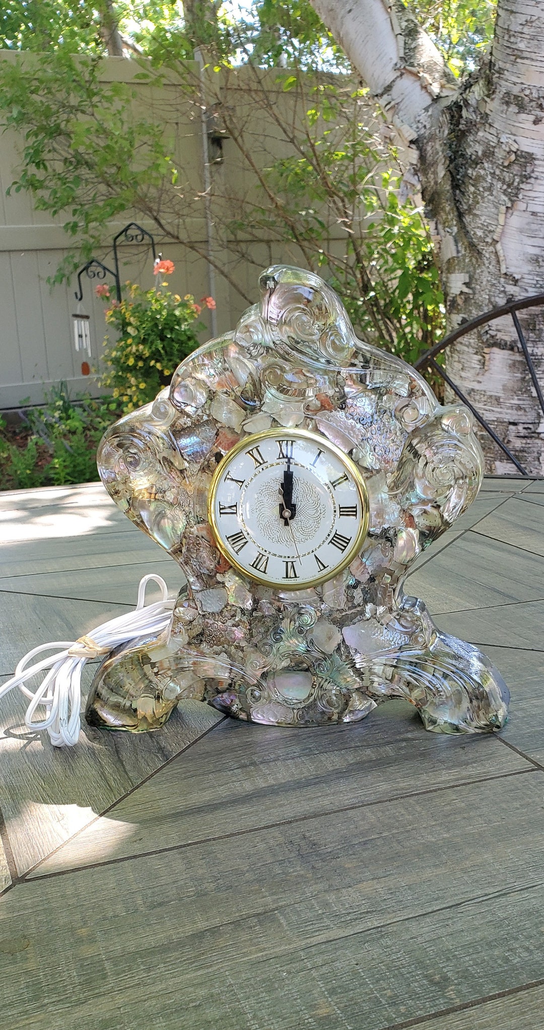 Vintage MCM Mantel Clock, Table Clock, Vomit Clock, Vintage Clock, MCM ...