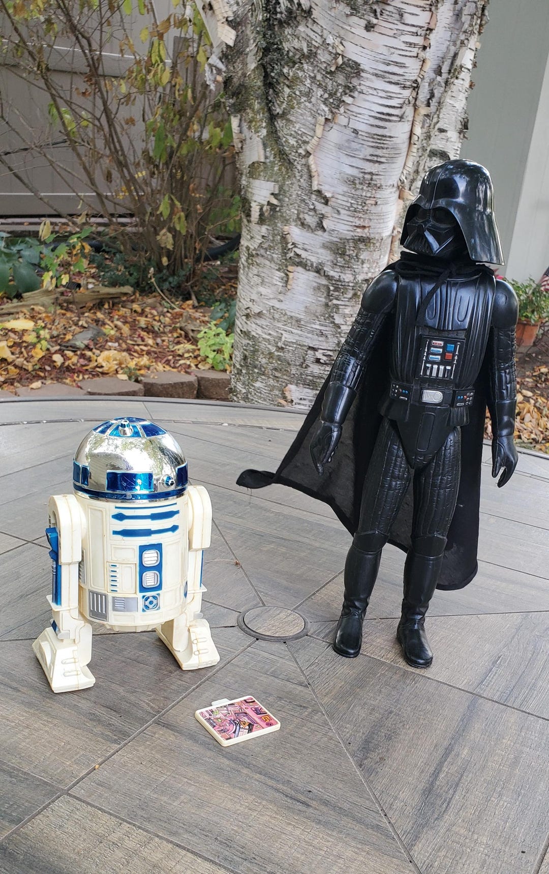 Star Wars Action Figures, Darth Vader and R2D2 With Death Plan, GMFGI ...