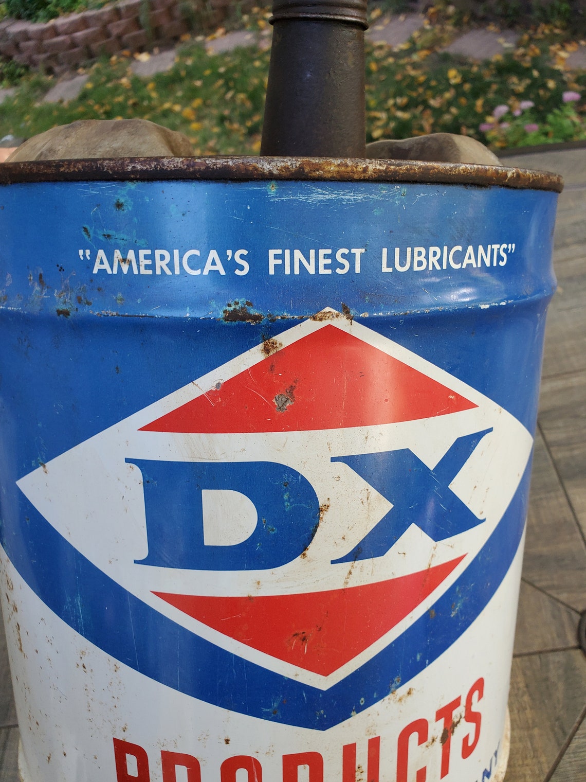 Oil Can DX Oil Can DX Sunray Oil Company 5 Gallon DX Oil - Etsy