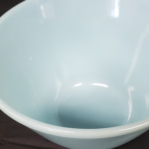 Vintage 2 Piece Set of Fire King Turquoise Blue "splash Proof" Mixing ...