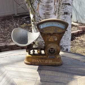 Antique Dayton Computing Scale, Style No. 16B, Vintage Dayton Computing Scale, Dayton Gold Medal ...