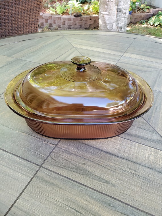 Corningware Amber Visions Roaster Corning Ware Amber Visions Roaster ...