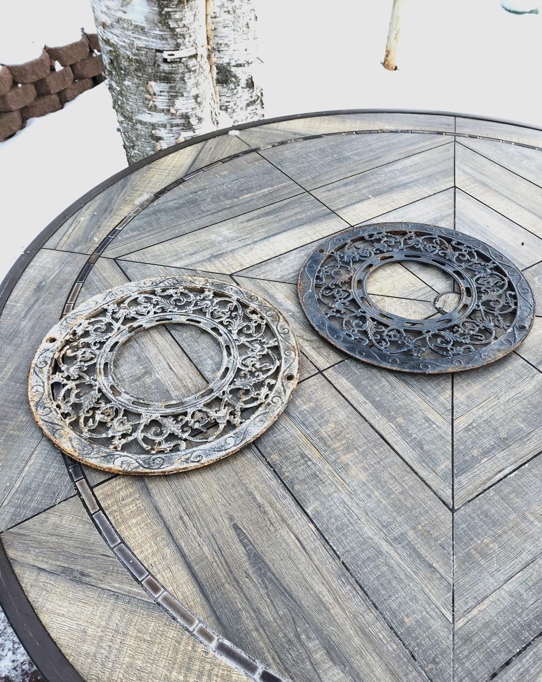 Choice of Antique Wood Stove Smoke Stack Collar, Wood Stove Collar ...