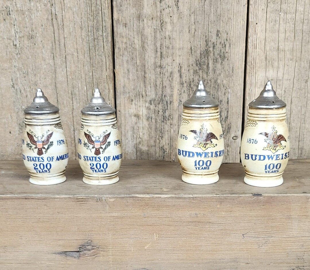 Choice of 2 Vintage Budweiser Centennial and Bicentennial Steins Salt ...