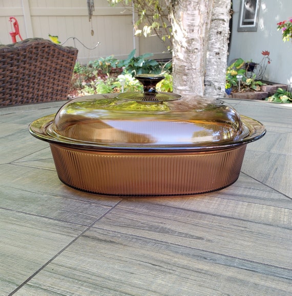 Corningware Amber Visions Roaster Corning Ware Amber Visions Roaster ...