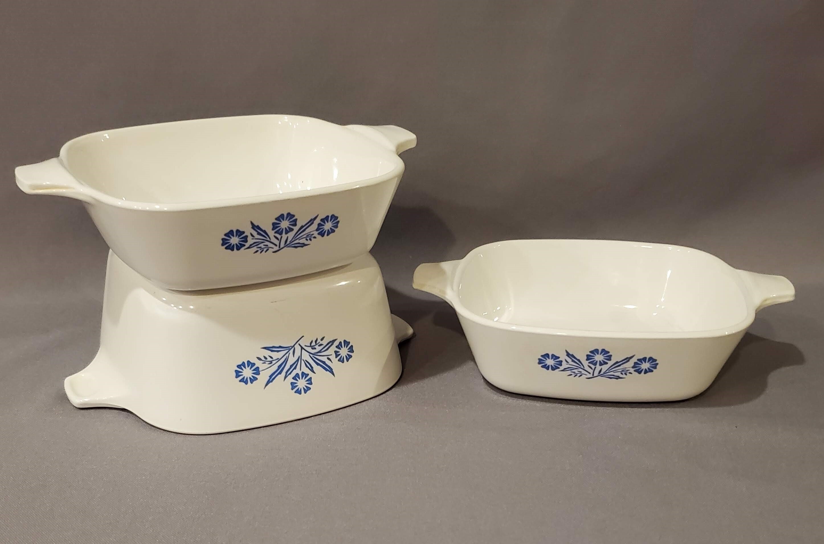 Casserole Dishes Corning Ware Blue Cornflower Casseroles Set - Etsy
