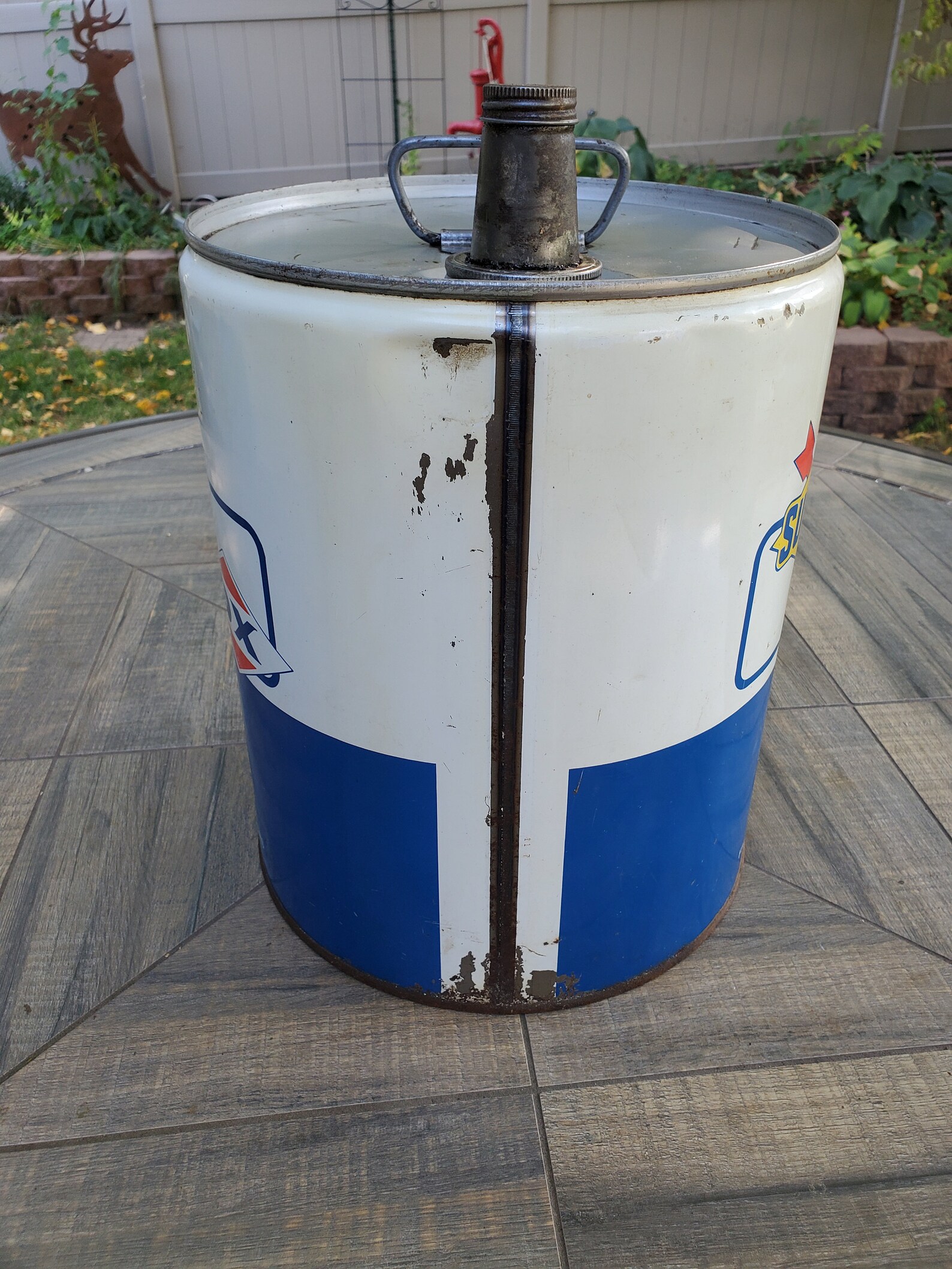 Oil Can Sunoco DX Oil Can 5 Gallon Oil Can Vintage Oil Can - Etsy