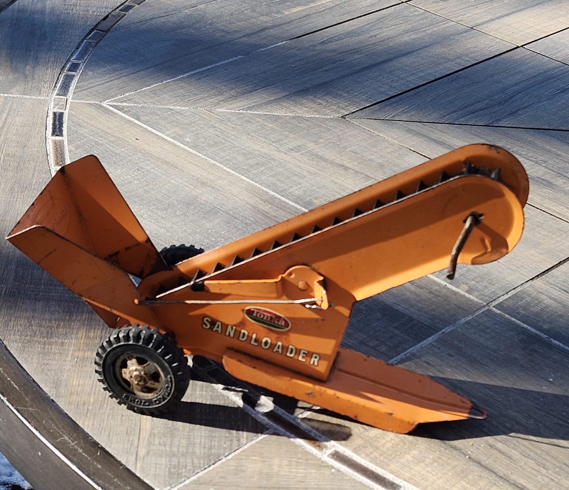 Vintage Tonka Sandloader, Tonka Sandloader, Tonka Sand Loader, Vintage ...