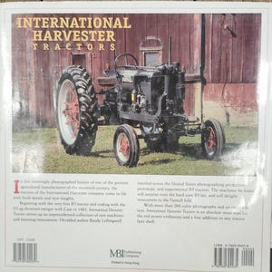 International Harvester & Farmall Tractor History Books - 2 Book Set - Etsy