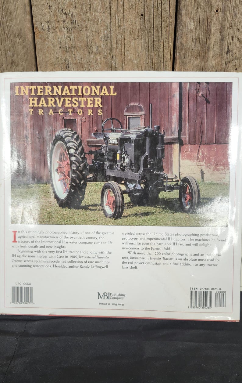 International Harvester & Farmall Tractor History Books - 2 Book Set - Etsy