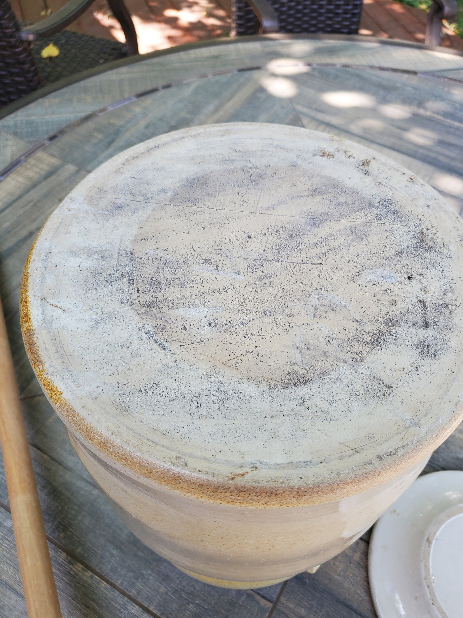 Butter Churn, Vintage Butter Churn With Lid and Wood Stomper, Antique ...