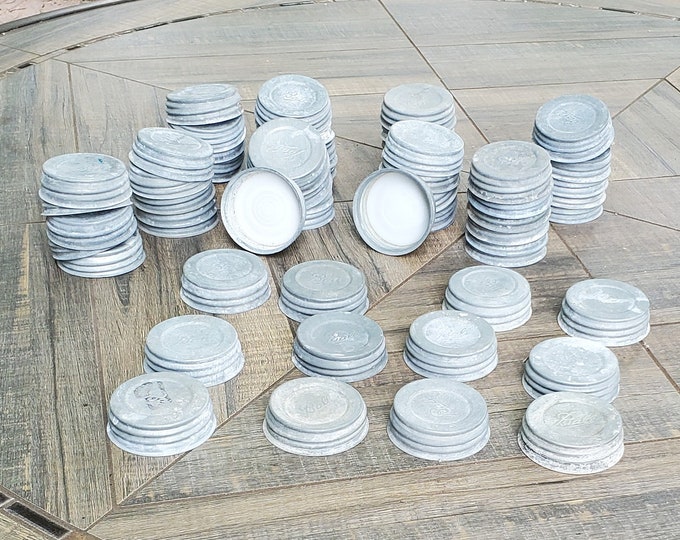 Antique Ball Mason Jar Zinc Lid…one. Vintage. Farmhouse. Canning ...