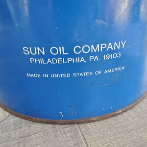 Oil Can, Sunoco DX Oil Can, 5 Gallon Oil Can, Vintage Oil Can, Vintage ...