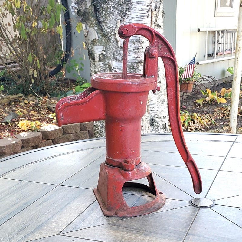 Antique Outdoor Water Pumps - Etsy