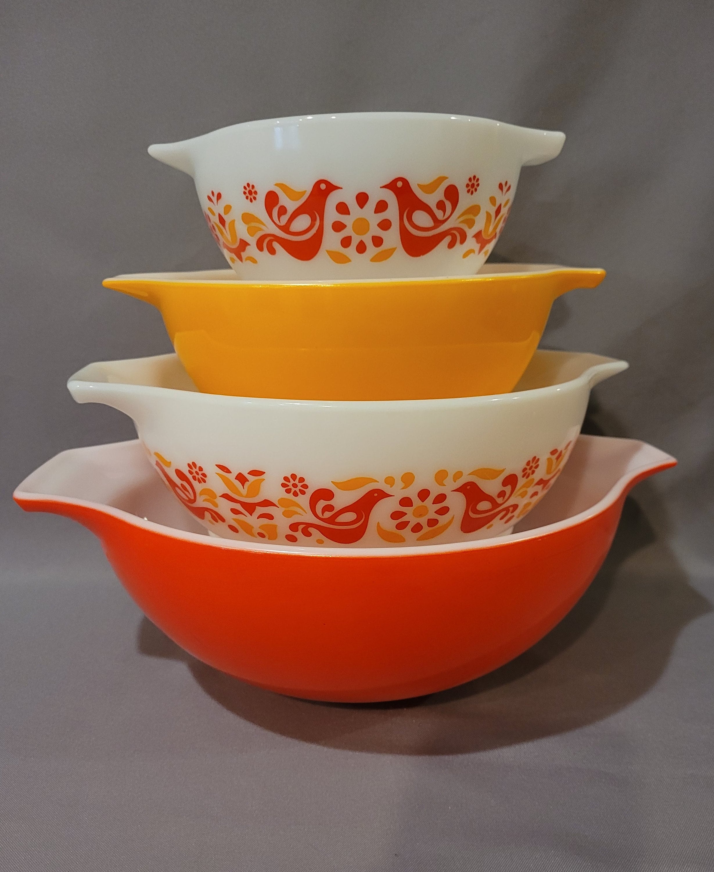 Mixing Bowls Pyrex Mixing Bowls Set of 4 Pyrex Friendship - Etsy