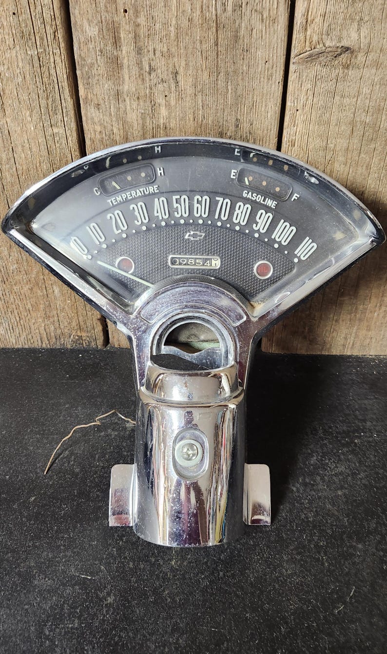 1950's Chevrolet Bel Air Speedometer Gasoline Temperature Oil - Etsy