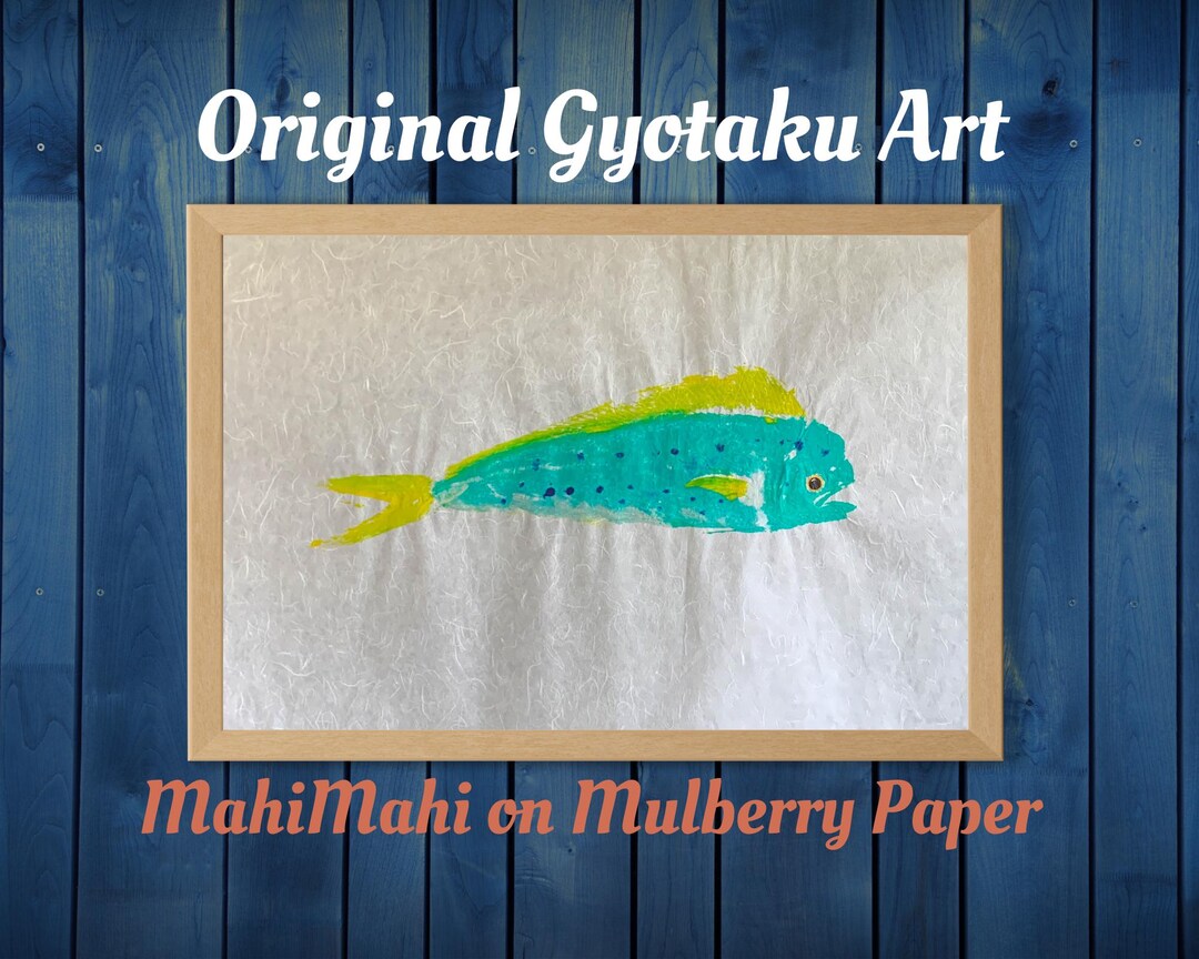 Handmade Fish Print ~ Japanese Gyotaku Painting ~ One of a Kind ...