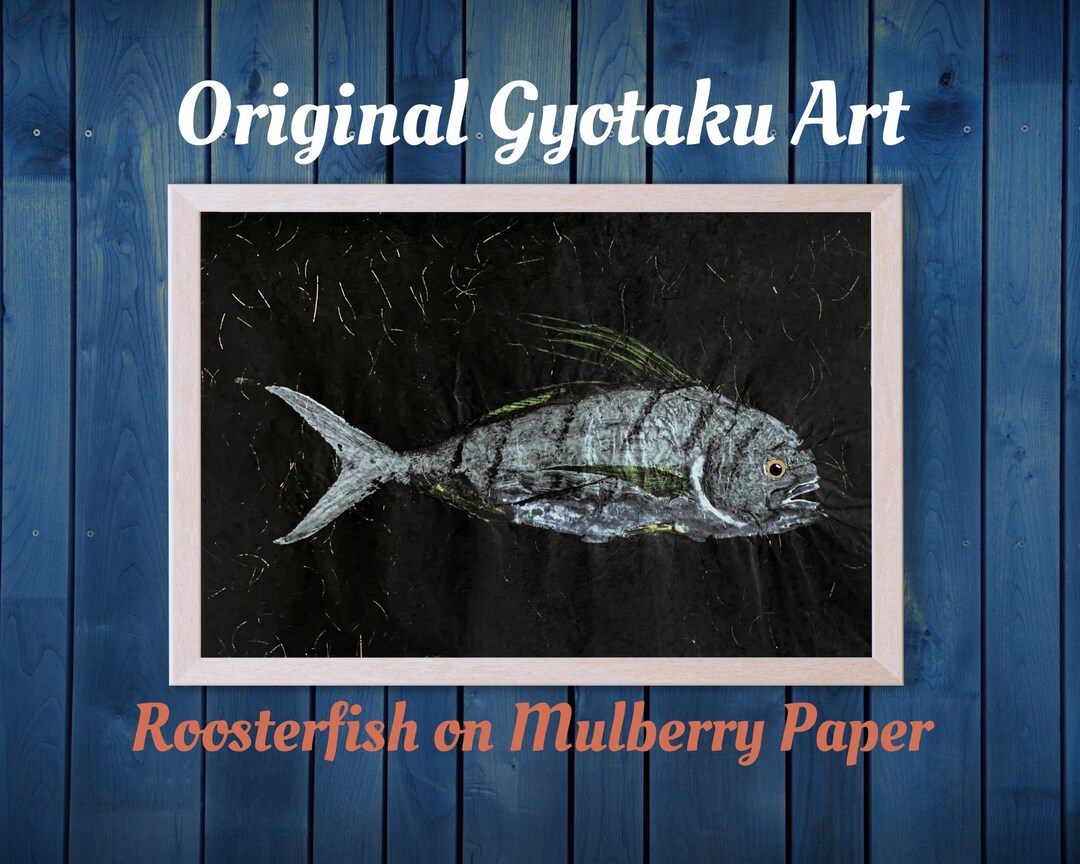 Handmade Fish Print ~ Japanese Gyotaku Painting ~ One of a Kind ...