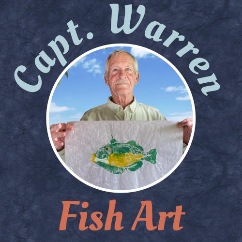 CaptWarrenFishArt - Etsy