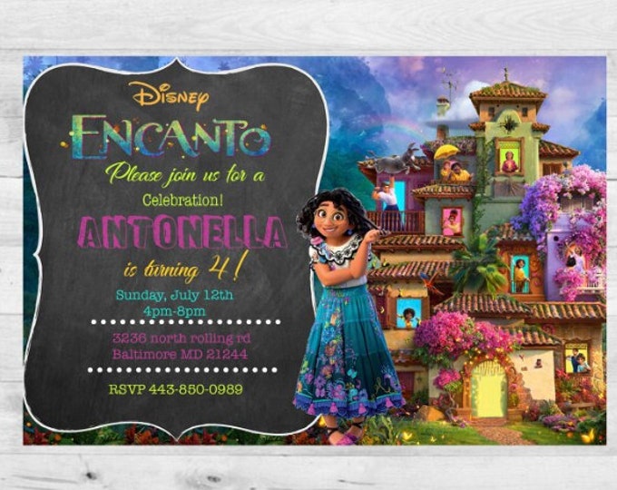Encanto Invitation Encanto Birthday Invitation Encanto Party Encanto ...