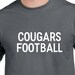 Cougars Football Shirt- Cougars Football Tshirt- High School Football ...