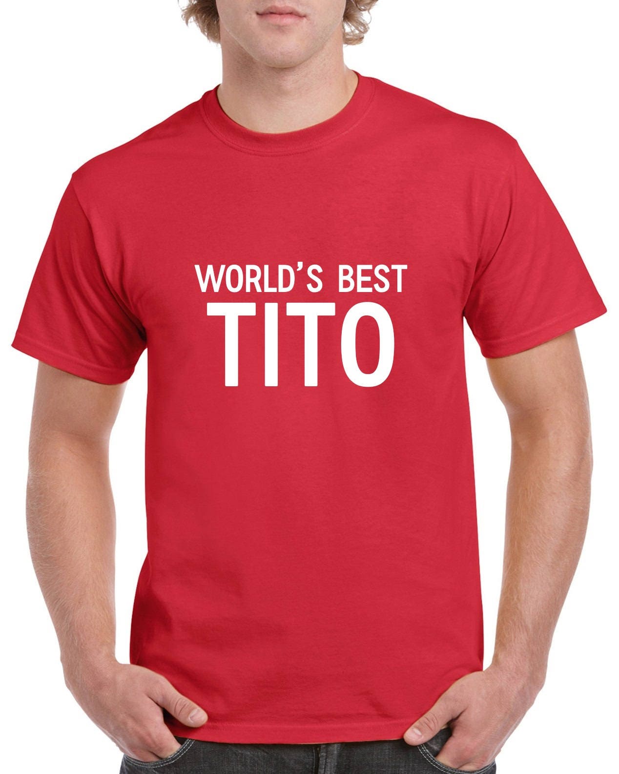 World's Best Tito Shirt Tito Tshirt Tito Gift Grandpa - Etsy